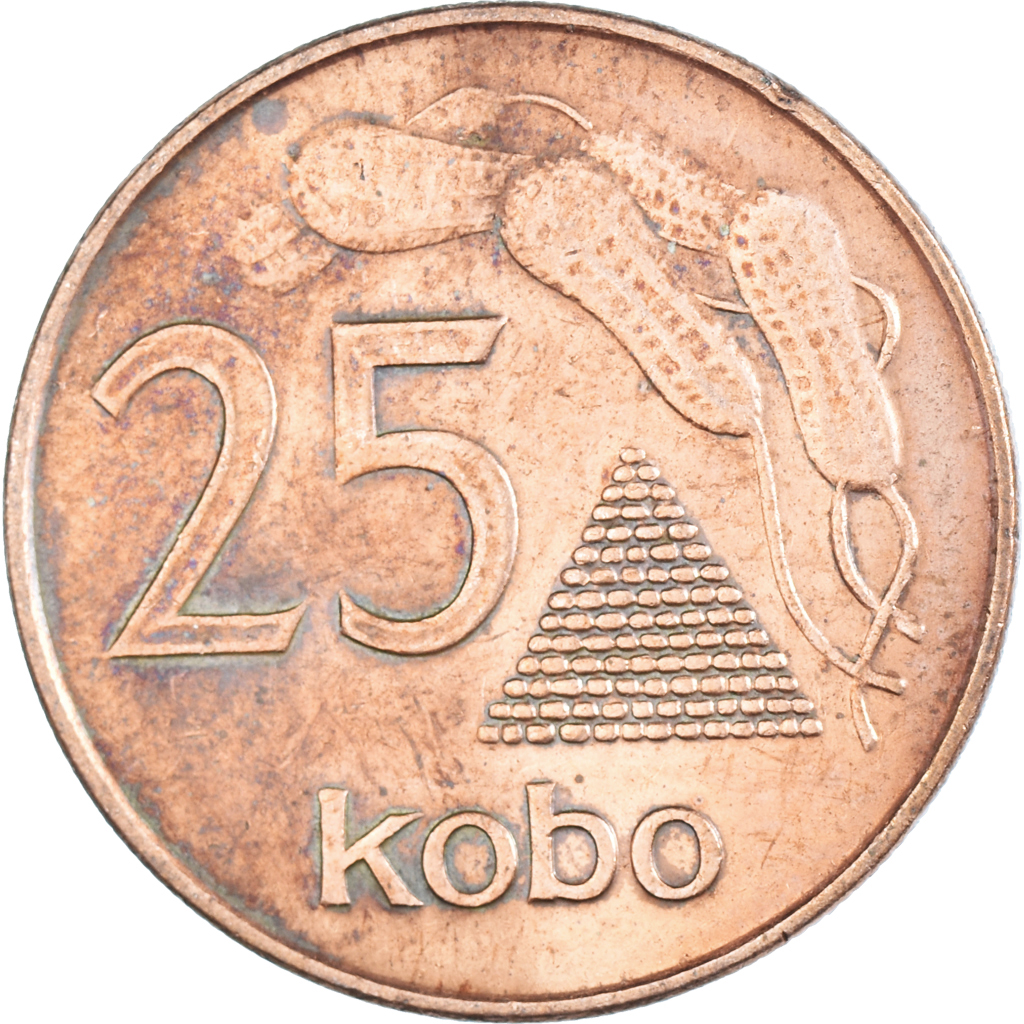 Coin, Nigeria, 25 Kobo, 1991 | African Coins