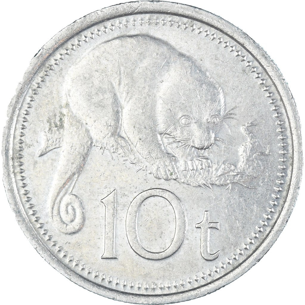 Coin, Guinea, 10 Toea, 1976 | Australian & Oceanian Coins