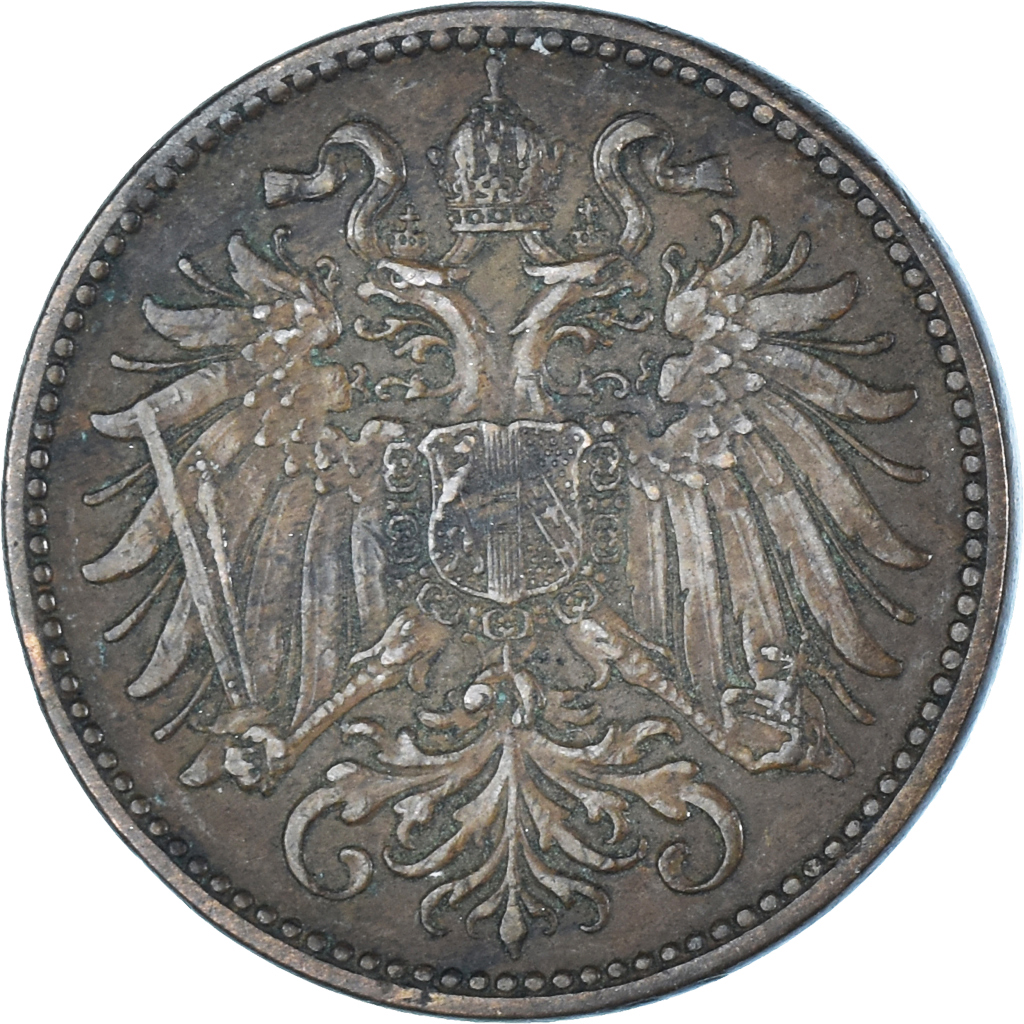 Coin, Austria, 2 Heller, 1896 | European Coins