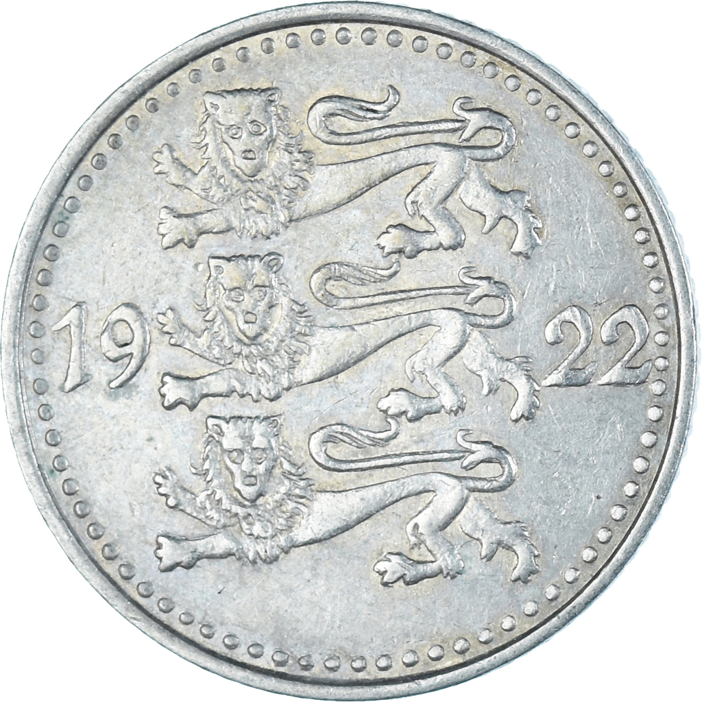 Coin, Estonia, Mark, 1922 | European Coins