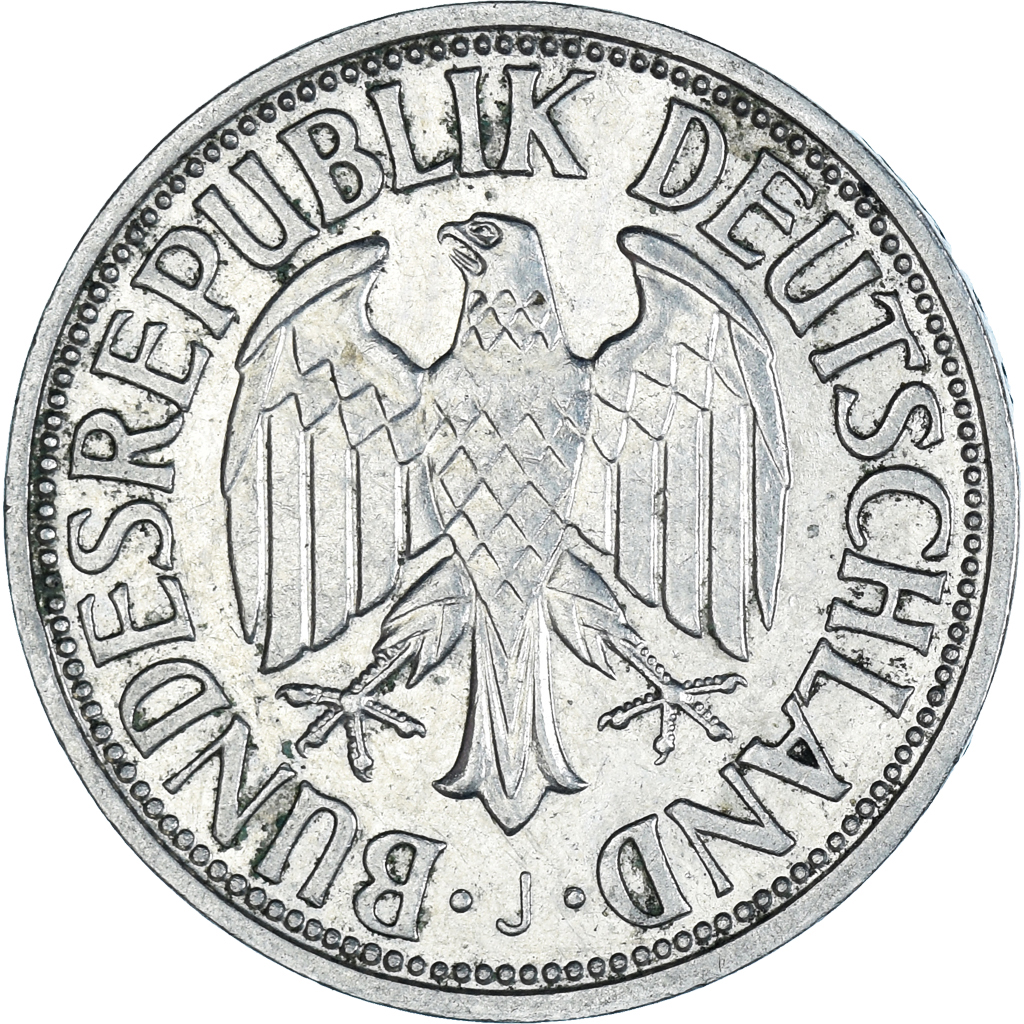 Coin, Germany, 1 Deutsche Mark, 1950 | European Coins