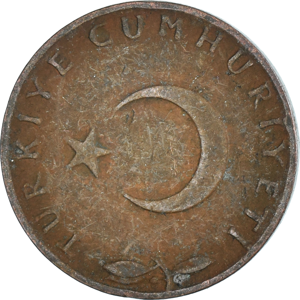 Coin, Turkey, 5 Kurus, 1960 | Asian and Middle Eastern Coins