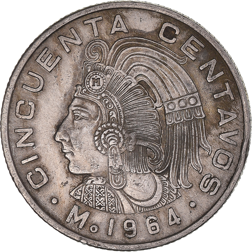 Coin, Mexico, 50 Centavos, 1964 | North & Central American and ...