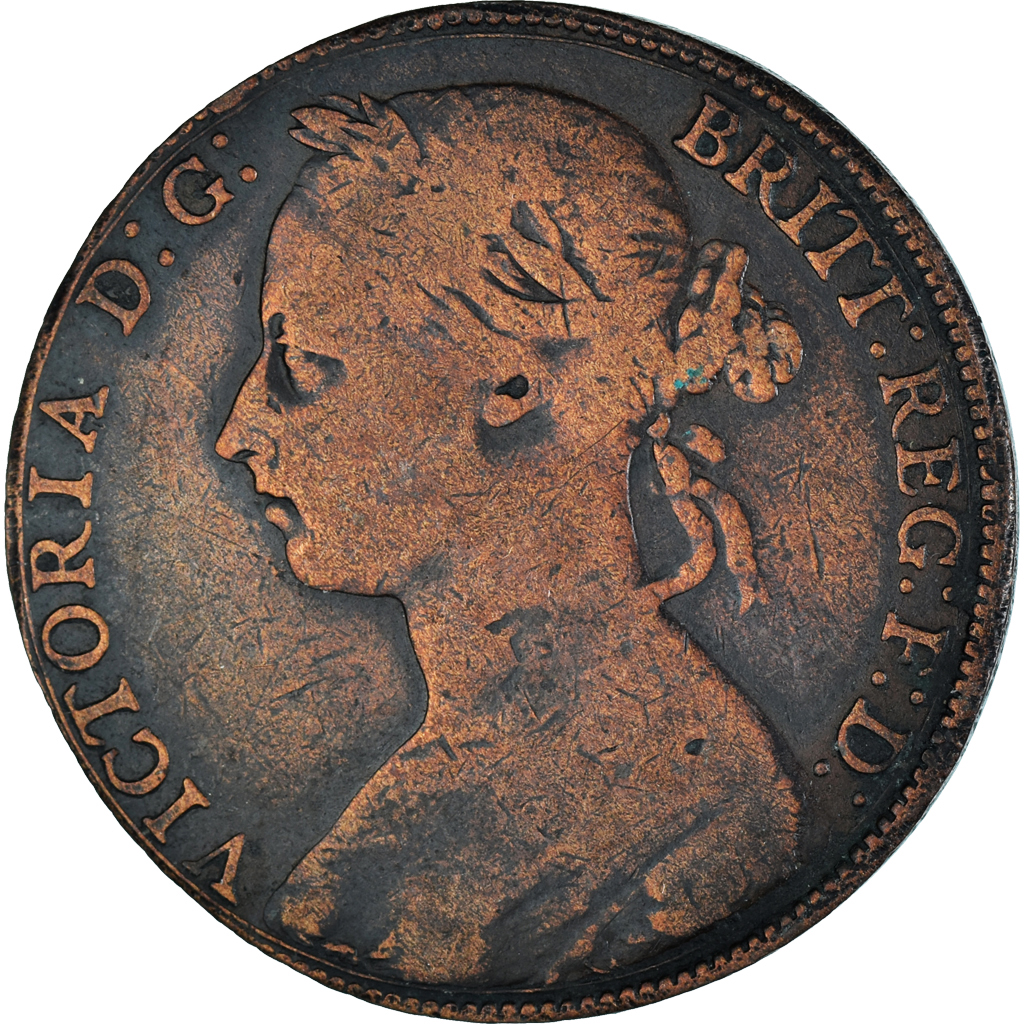Coin, Great Britain, Penny, 1889 | European Coins