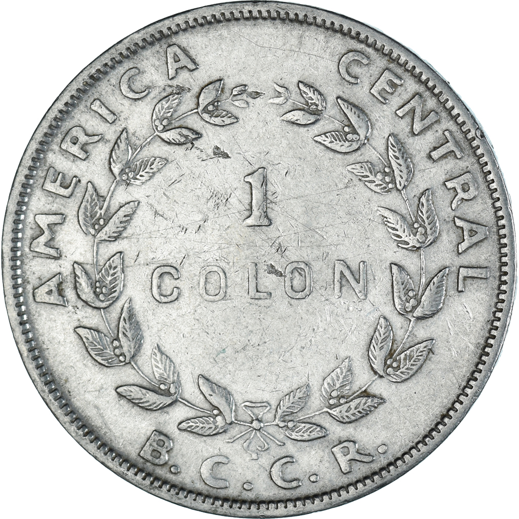 Coin, Costa Rica, Colon, 1954 | North & Central American and Caribbean ...