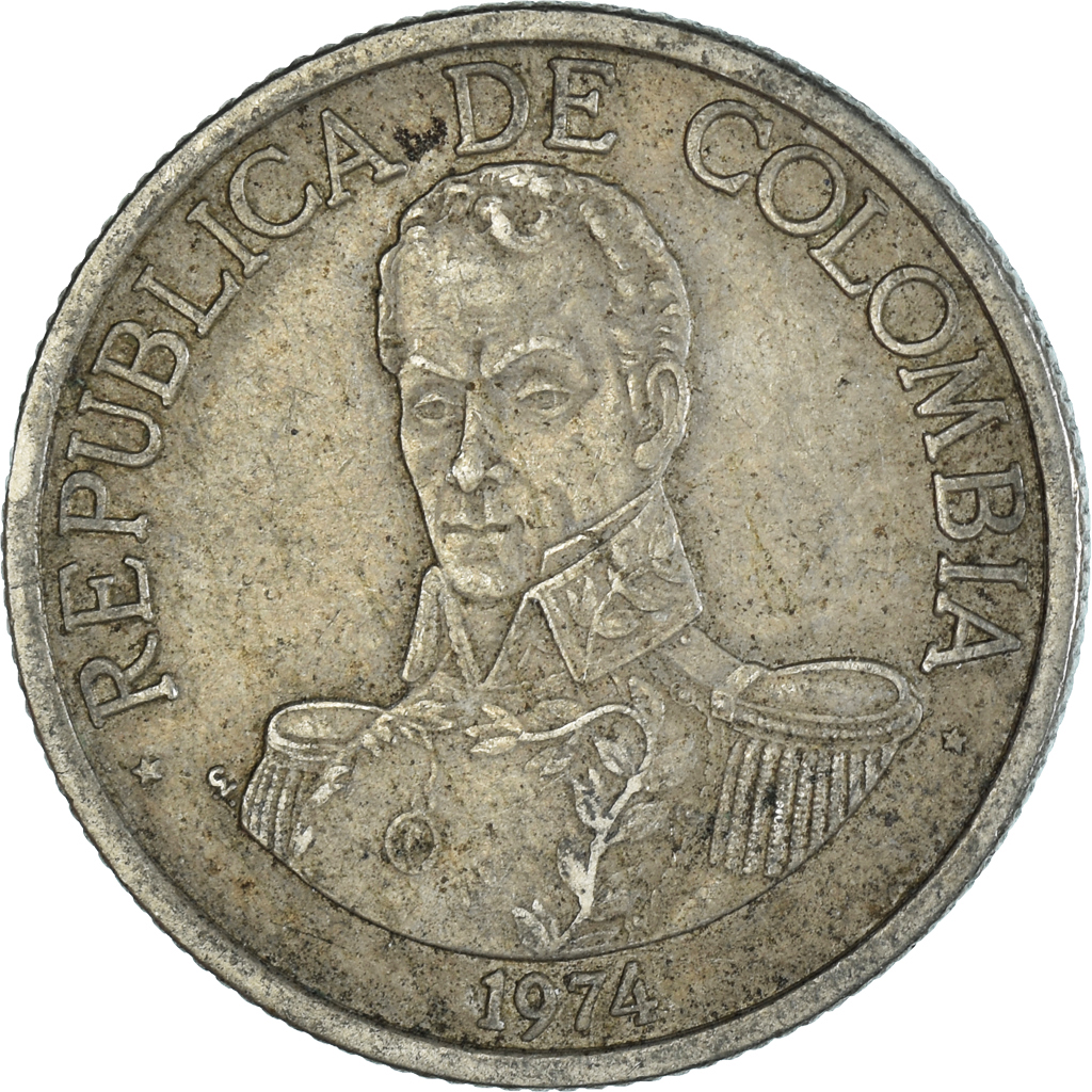 Coin, Colombia, Peso, 1974 | South American Coins