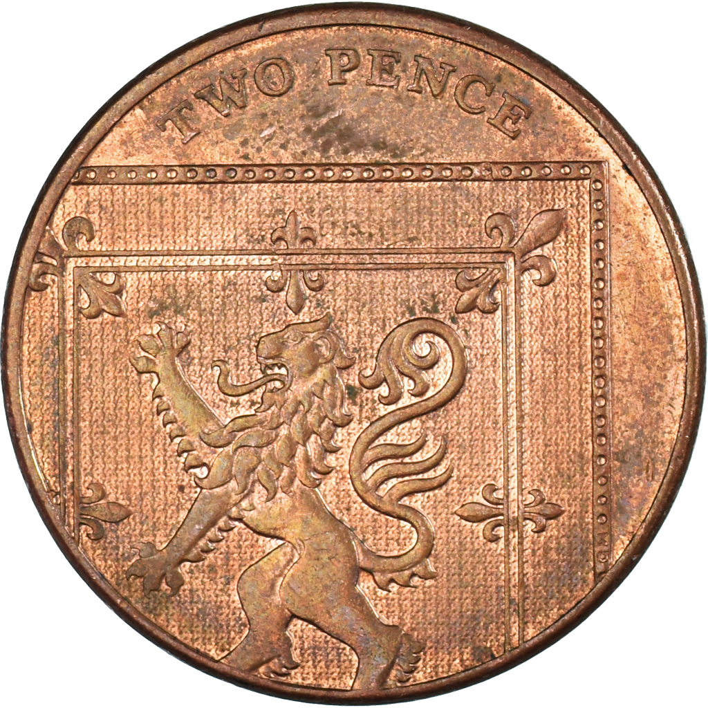 Coin, Great Britain, 2 Pence, 2015 | European Coins