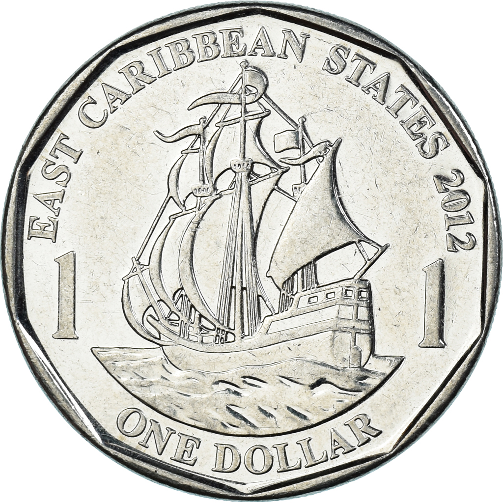 Coin, East Caribbean States, Dollar, 2012 | North & Central American ...