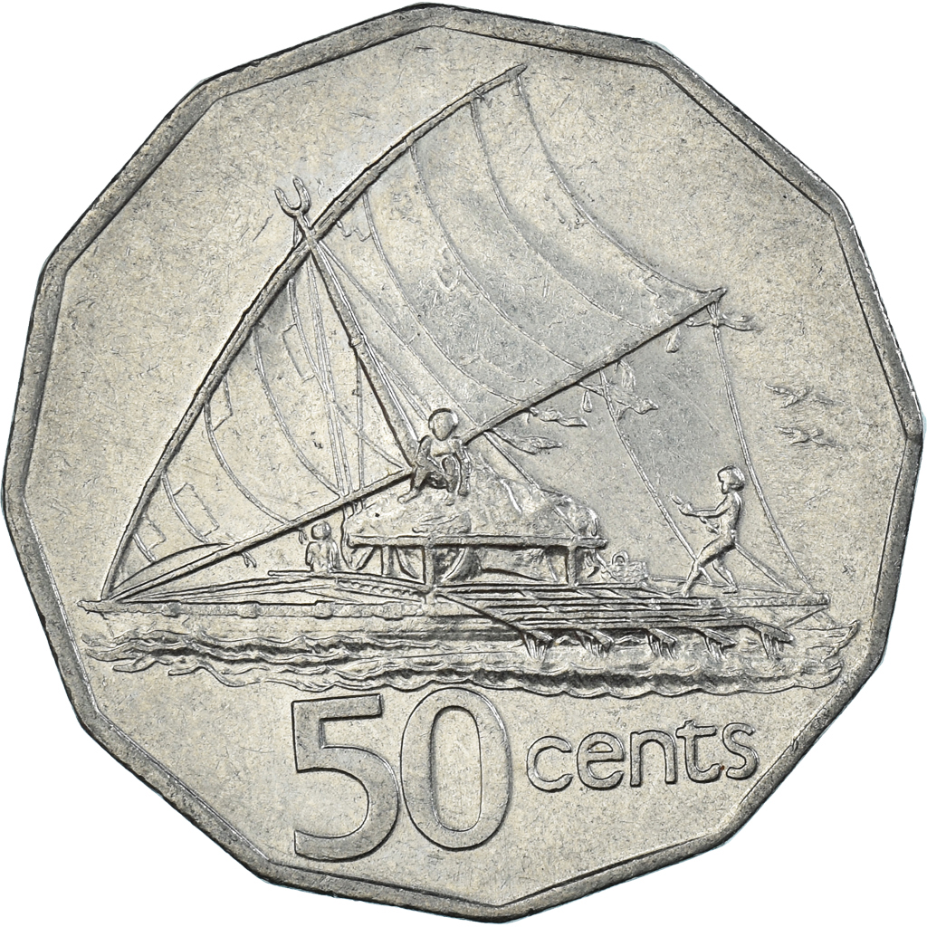 Coin, Fiji, 50 Cents, 1994 | Australian & Oceanian Coins