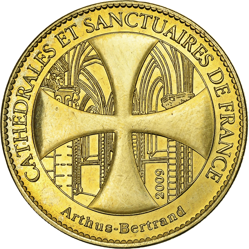 France, Tourist Token, Cathédrale Notre-Dame, Strasbourg, Token, 2009 ...