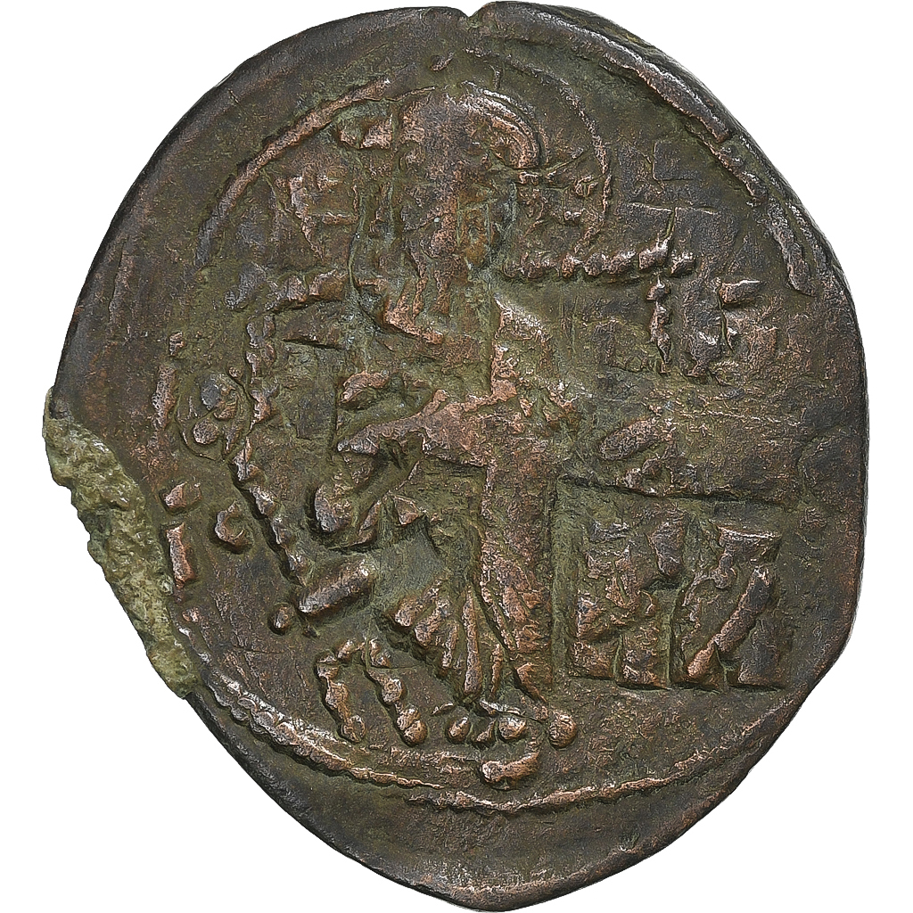 Time of Constantine IX, Follis, 1042-1055, Constantinople, Bronze,