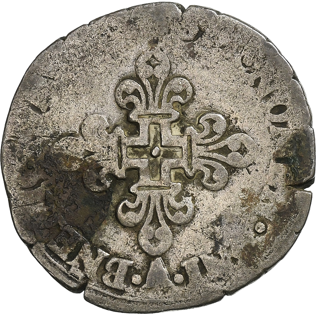 France, Henri II, Double Sol Parisis, 1550, Paris, Billon, | European Coins