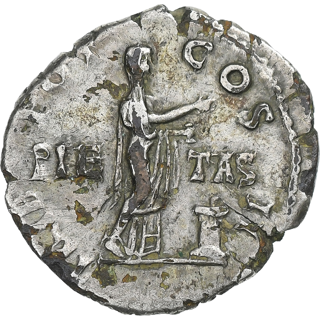 Hadrian, Denarius, 130-138, Fourrée, Silvered bronze, | Roman Imperial ...