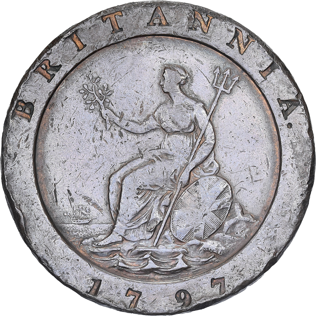 United Kingdom, George III, 2 Pence, 1797, Soho, Copper, | European Coins