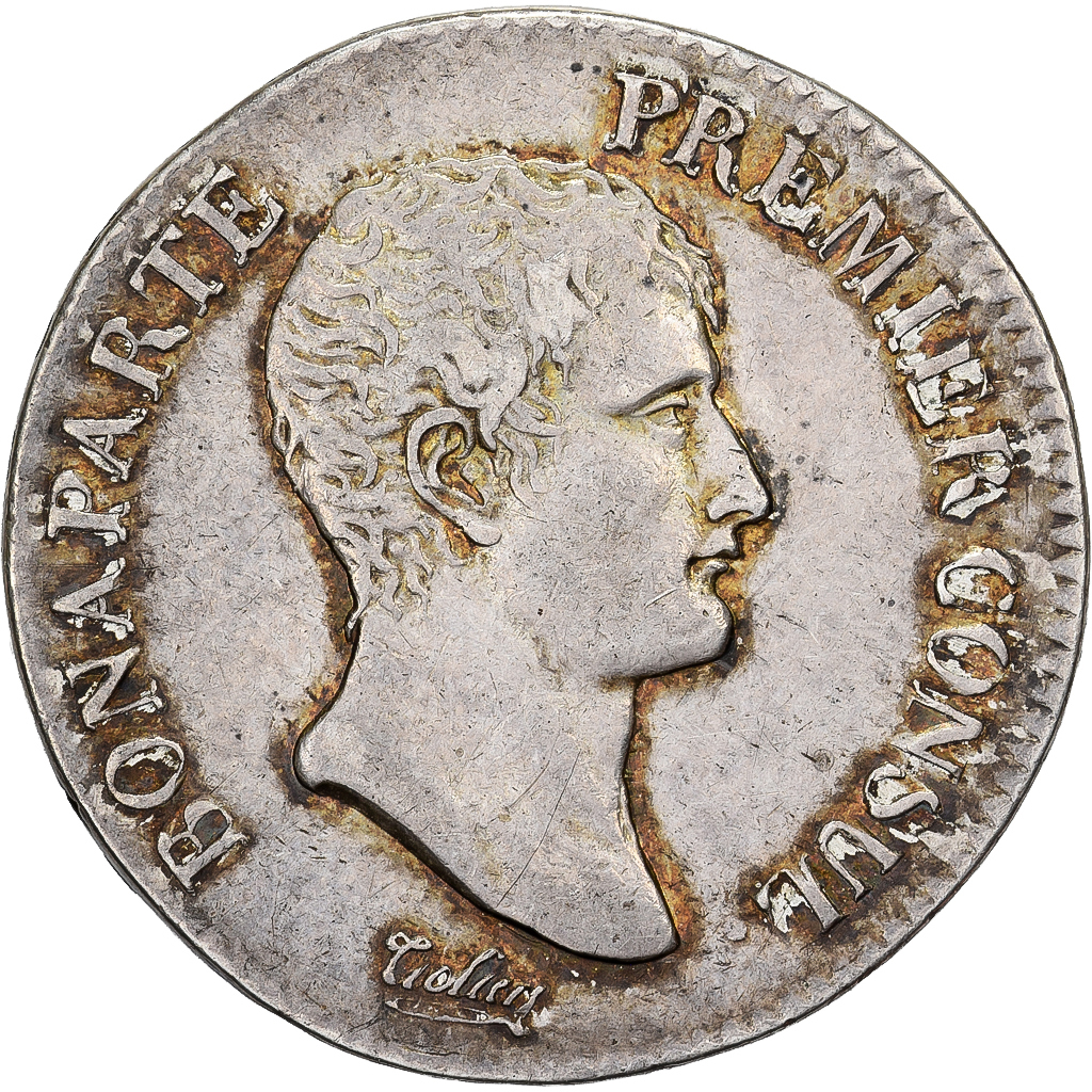 France, Napoléon Bonaparte, 2 Francs, An 12, Limoges, Silver,