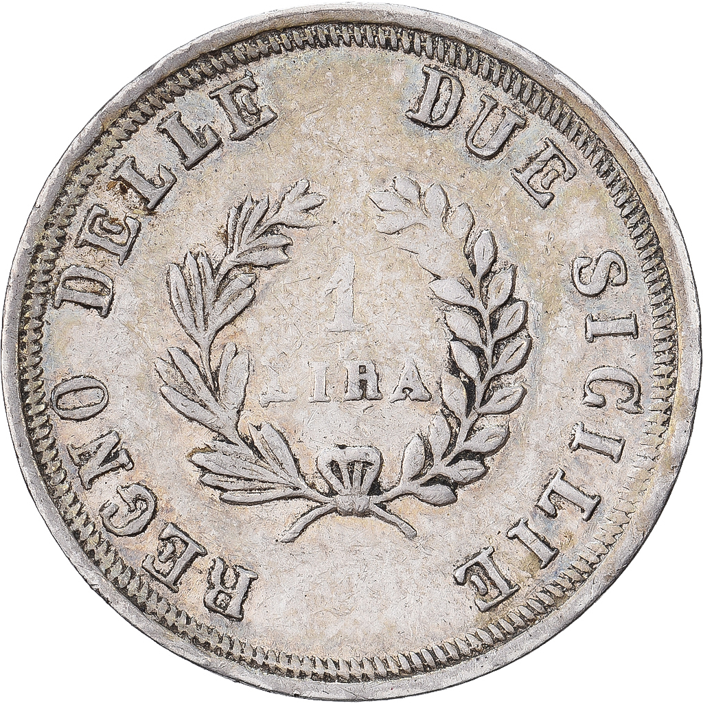 Kingdom of Naples, Joachim Murat, 1 Lira, 1813, Silver, | European Coins