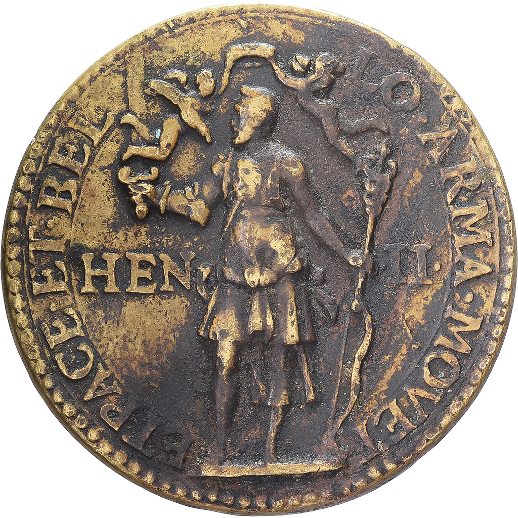 France, Medal, Henri II, King's victories against the Holy Roman Empire ...