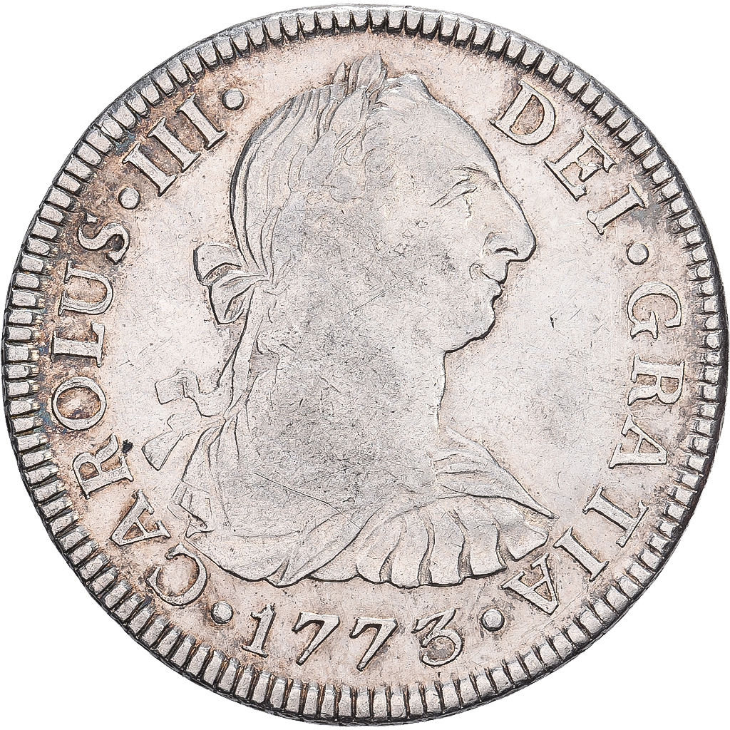 Mexico, Carlos III, 2 Reales, 1773, Mexico City, Silver, | North ...
