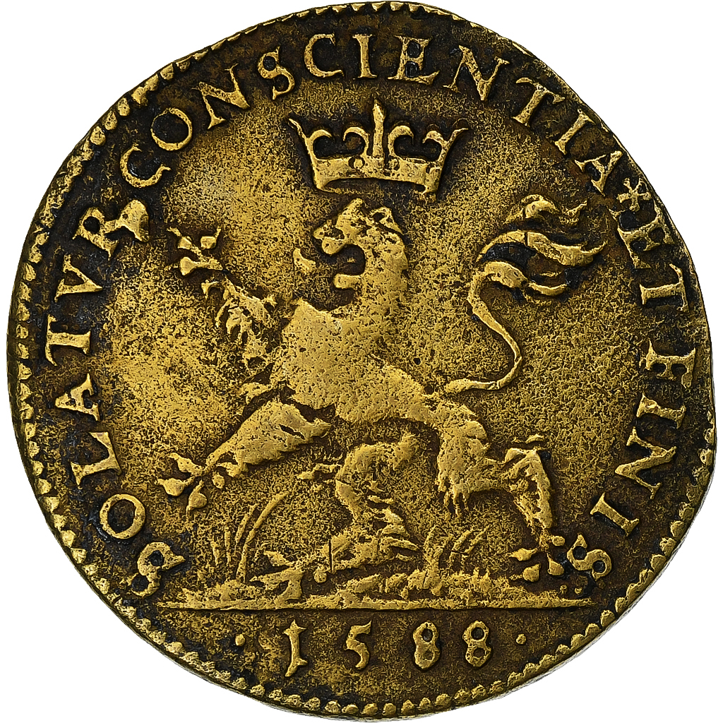 Free imperial city of Nuremberg, Nuremberg token, 1588, Brass,