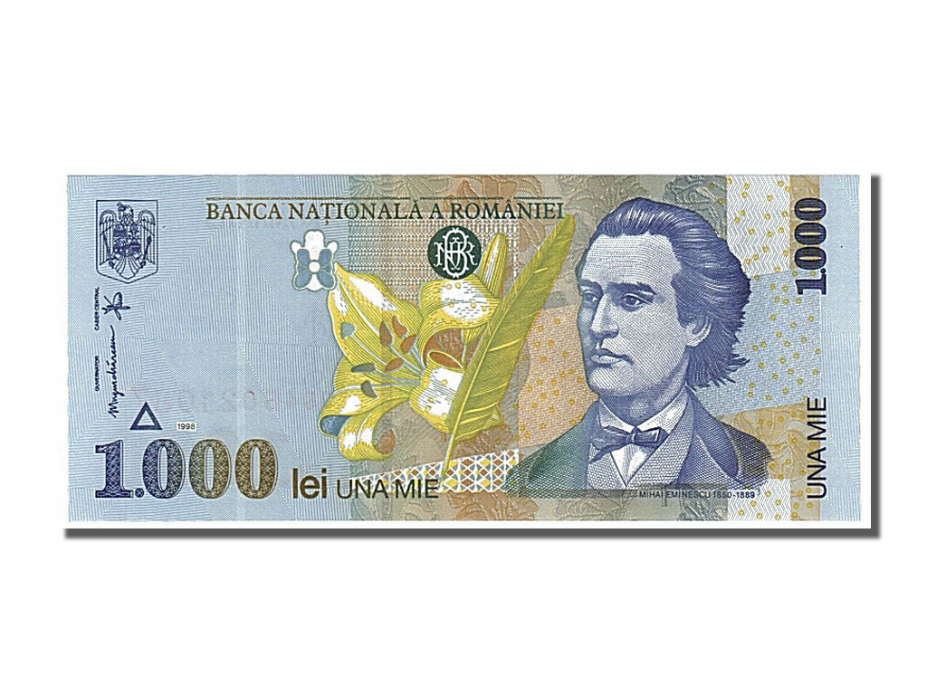 Banknote, Romania, 1000 Lei, 1998, UNC(65-70) | World Paper Money
