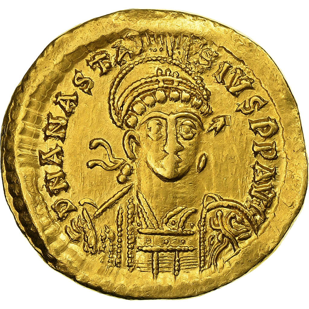 Anastasius I, Solidus, 491-518, Constantinople, Gold, , Sear:3