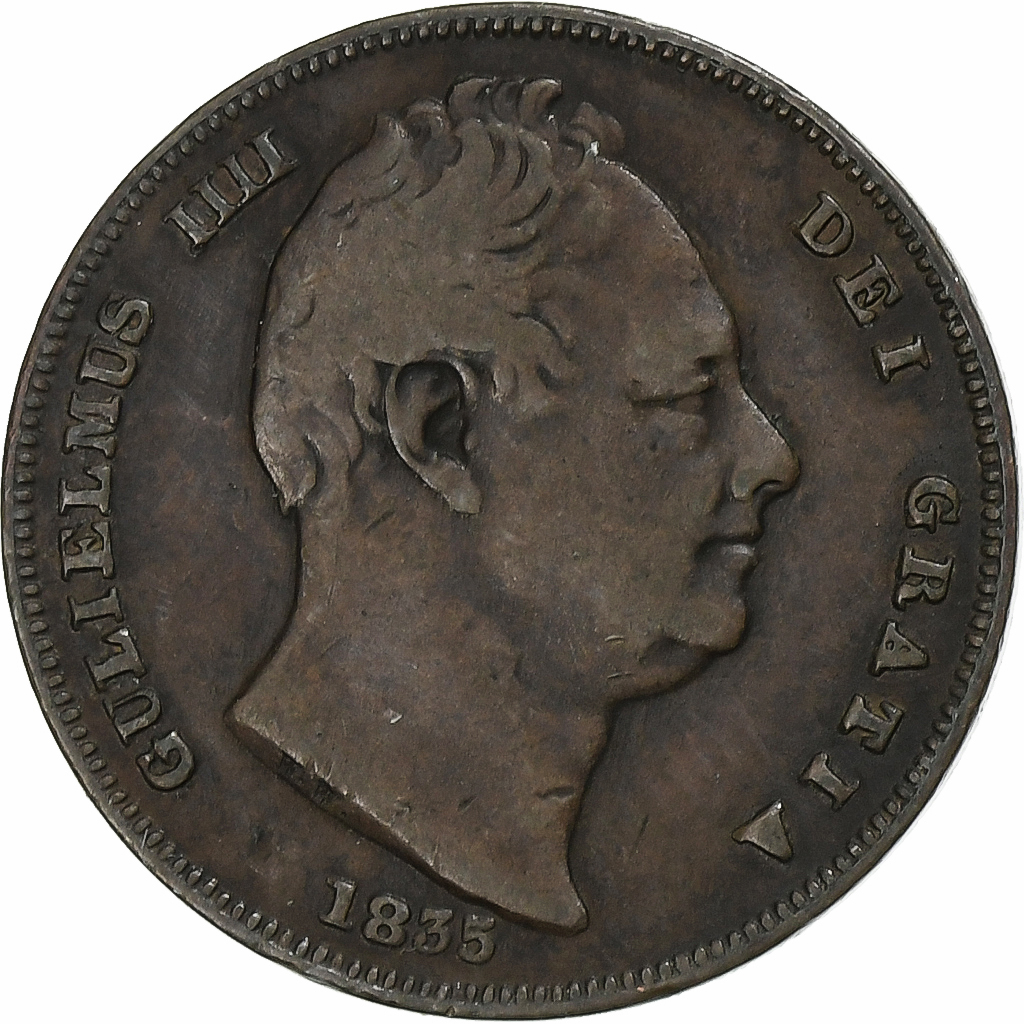 United Kingdom, William IV, Farthing, 1835, London, Copper, | European ...