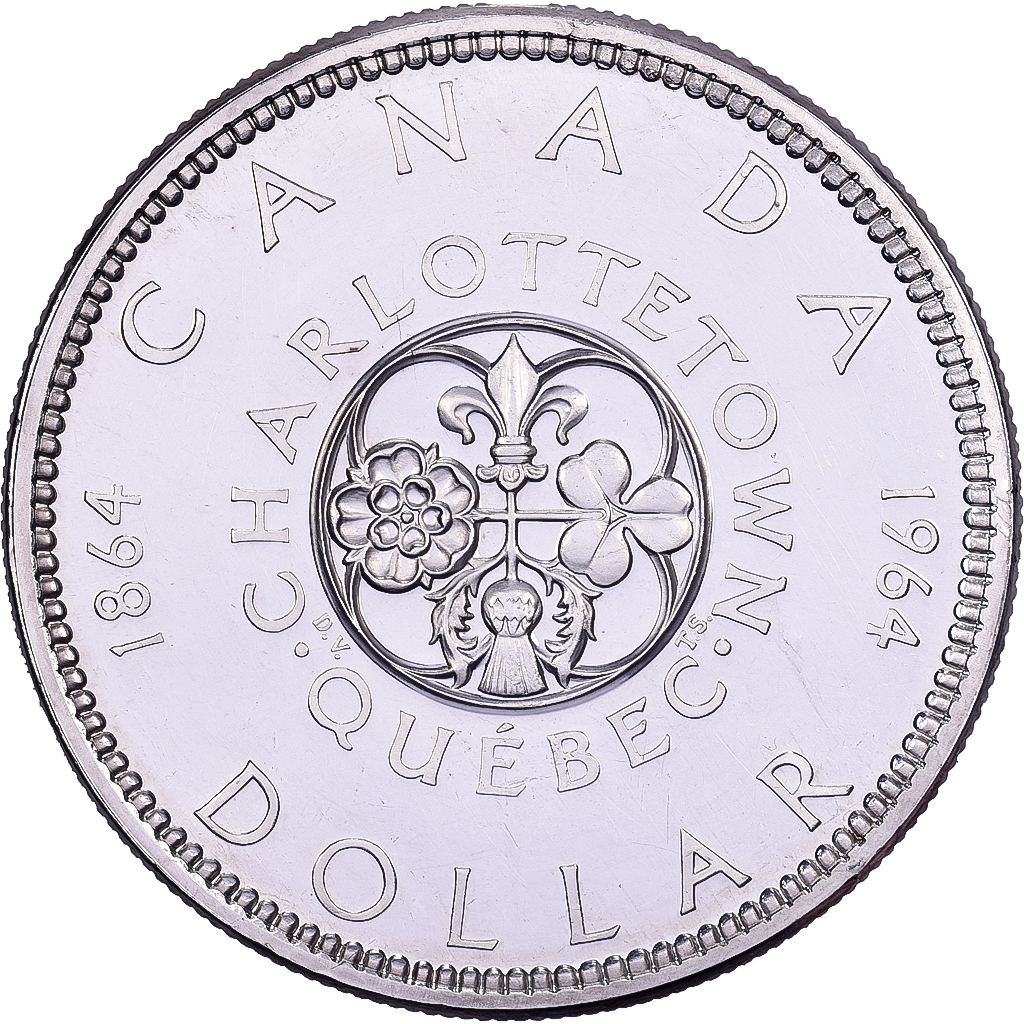 Canada, Elizabeth II, Dollar, Confederation Conferences, 1964, Royal ...