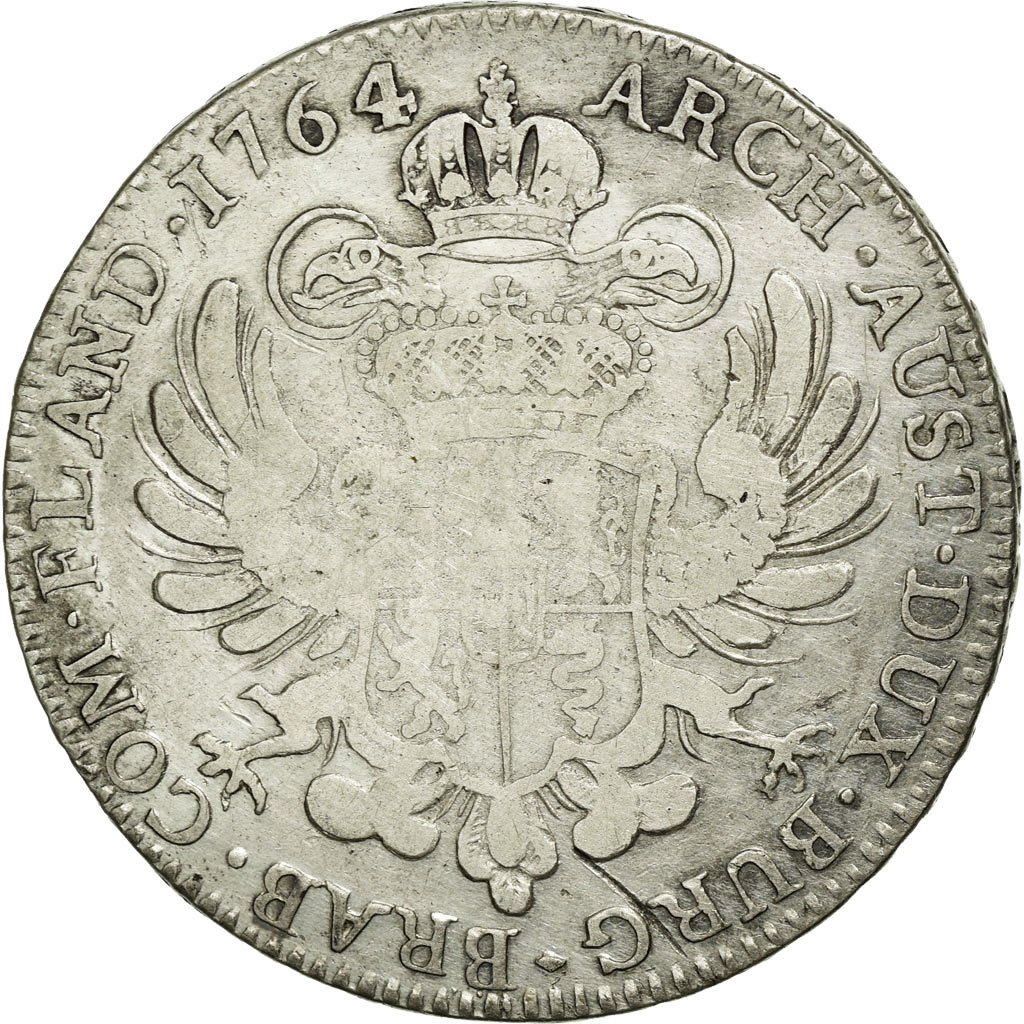 Coin, AUSTRIAN NETHERLANDS, Maria Theresa, Kronenthaler, 1764, Brussels