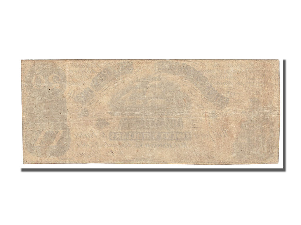 Banknote, Confederate States of America, 20 Dollars, 1861, 1861-09-02 ...