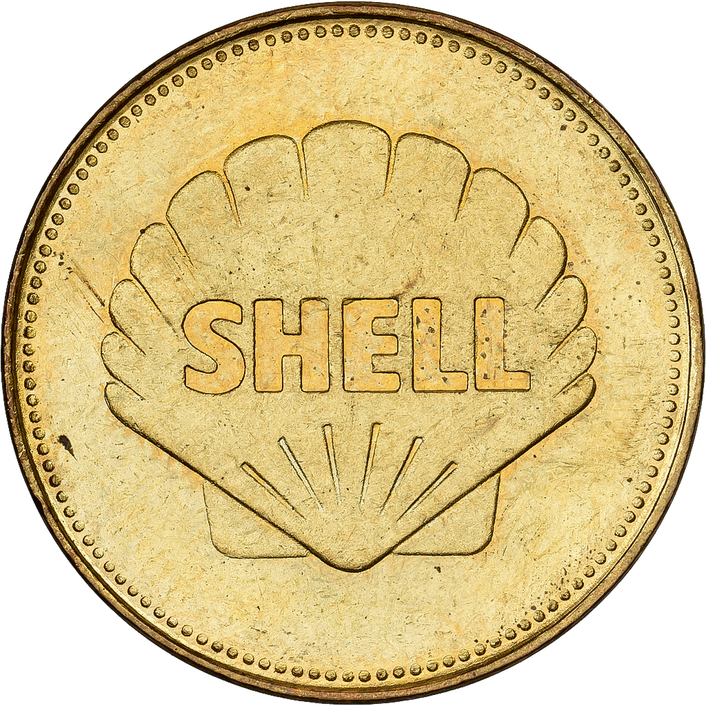 France, Token, Collection Shell, Graf Zeppelin, Bronze-Aluminium,