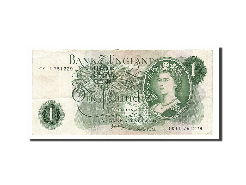 Banknote, Great Britain, 1 Pound, 1970, EF(40-45) | World Paper Money