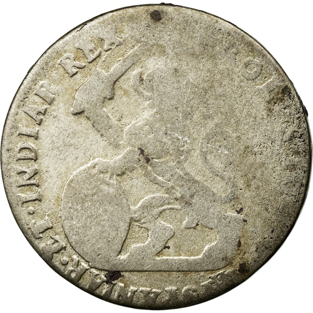 Coin, Spanish Netherlands, BRABANT, Escalin, 1699, Antwerp, , Silver