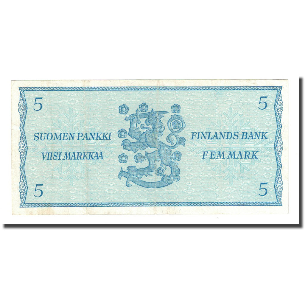 Banknote, Finland, 5 Markkaa, 1963, KM:106Aa, EF(40-45) | World Paper Money