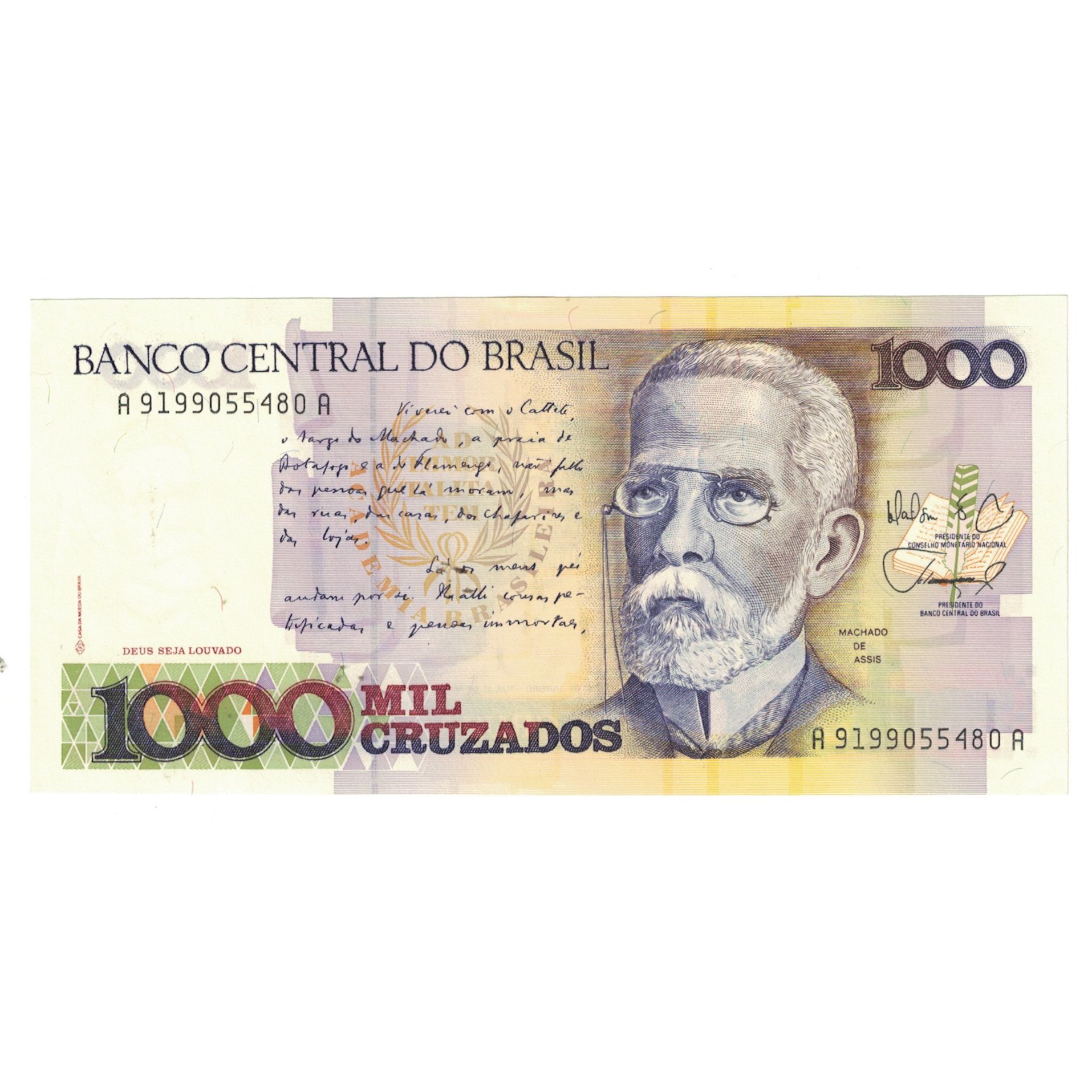 [#179912] billete, 1000 cruzados, brasil, km:21 - Compra venta en ...