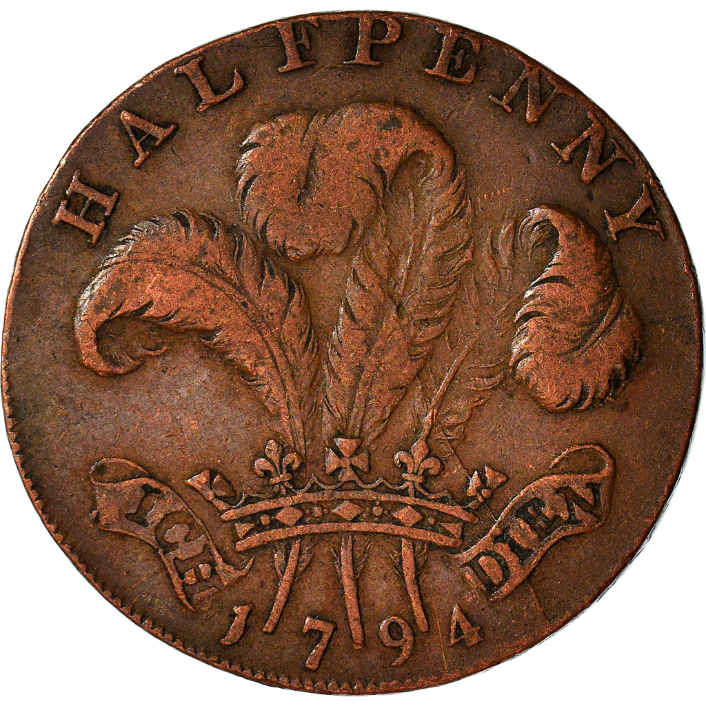 Coin, Great Britain, Essex, Halfpenny Token, 1794, Warley, , Copper