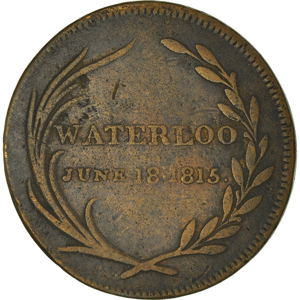 Netherlands, Token, Crown Prince of Orange, Waterloo, History, 1815,
