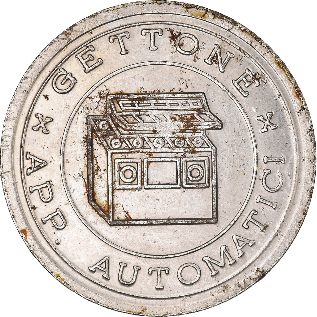 [#184849] italia, token, gettone per juke box, - Compra venta en ...