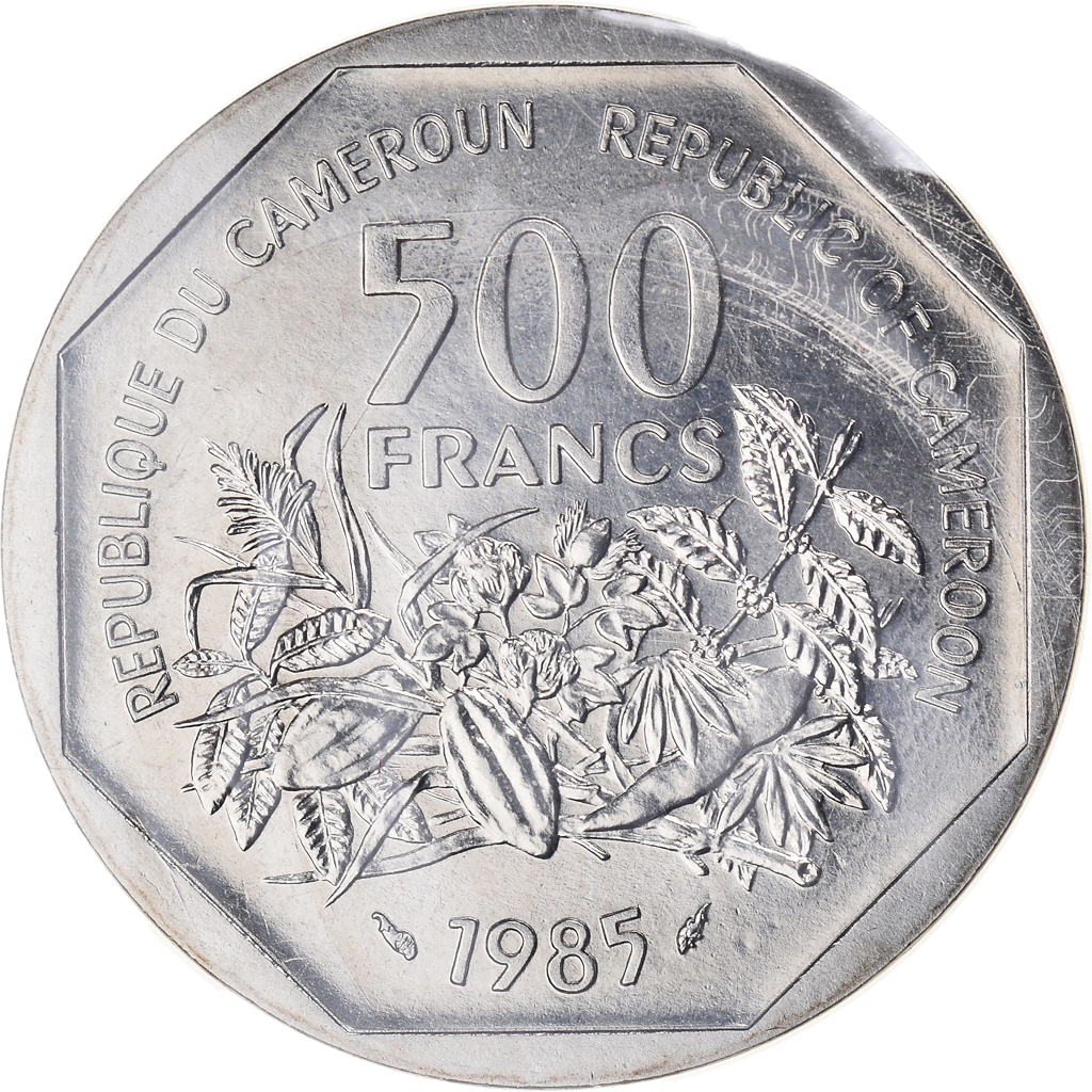 Coin, Cameroon, 500 Francs, 1985, Paris, ESSAI, , Copper-nickel, KM:E17