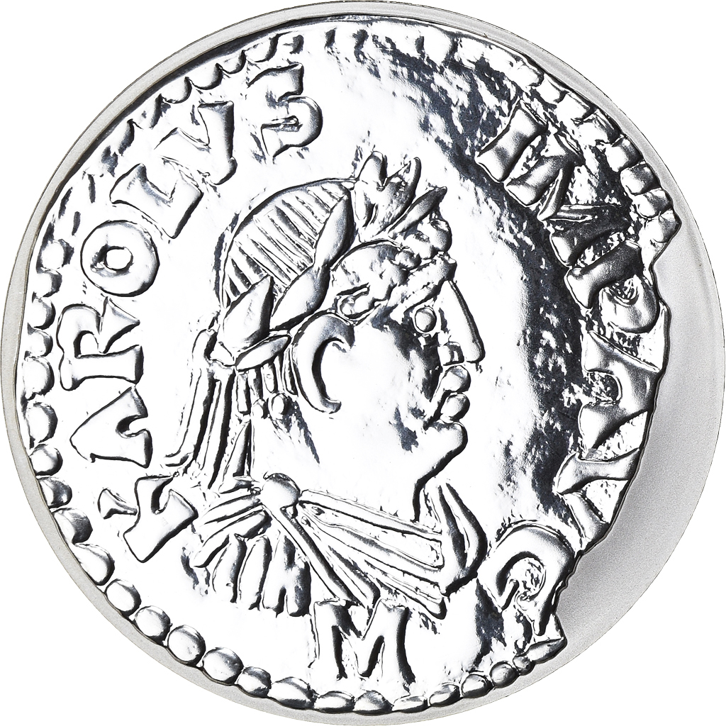 Coin, France, Denier de Charlemagne, 10 Francs, 2000, Paris, BE,