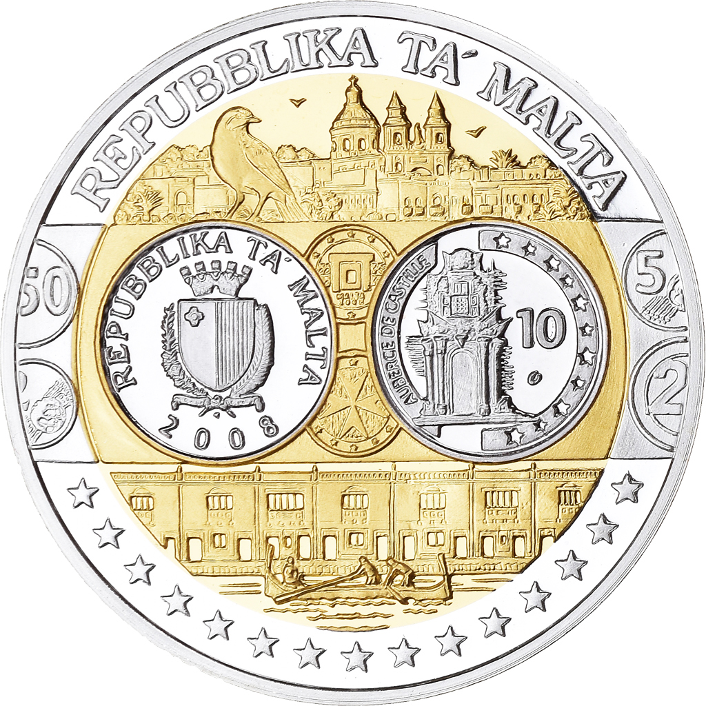 Malta, Medal, Euro, Europa, FDC, , Silver | Tokens & Medals