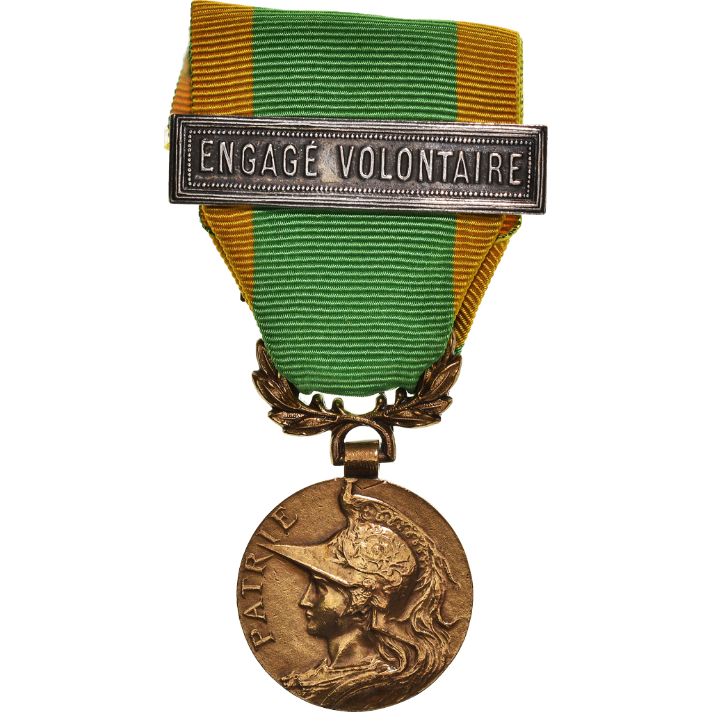 France, Engagé Volontaire, WAR, Medal, Uncirculated, Bronze, 27