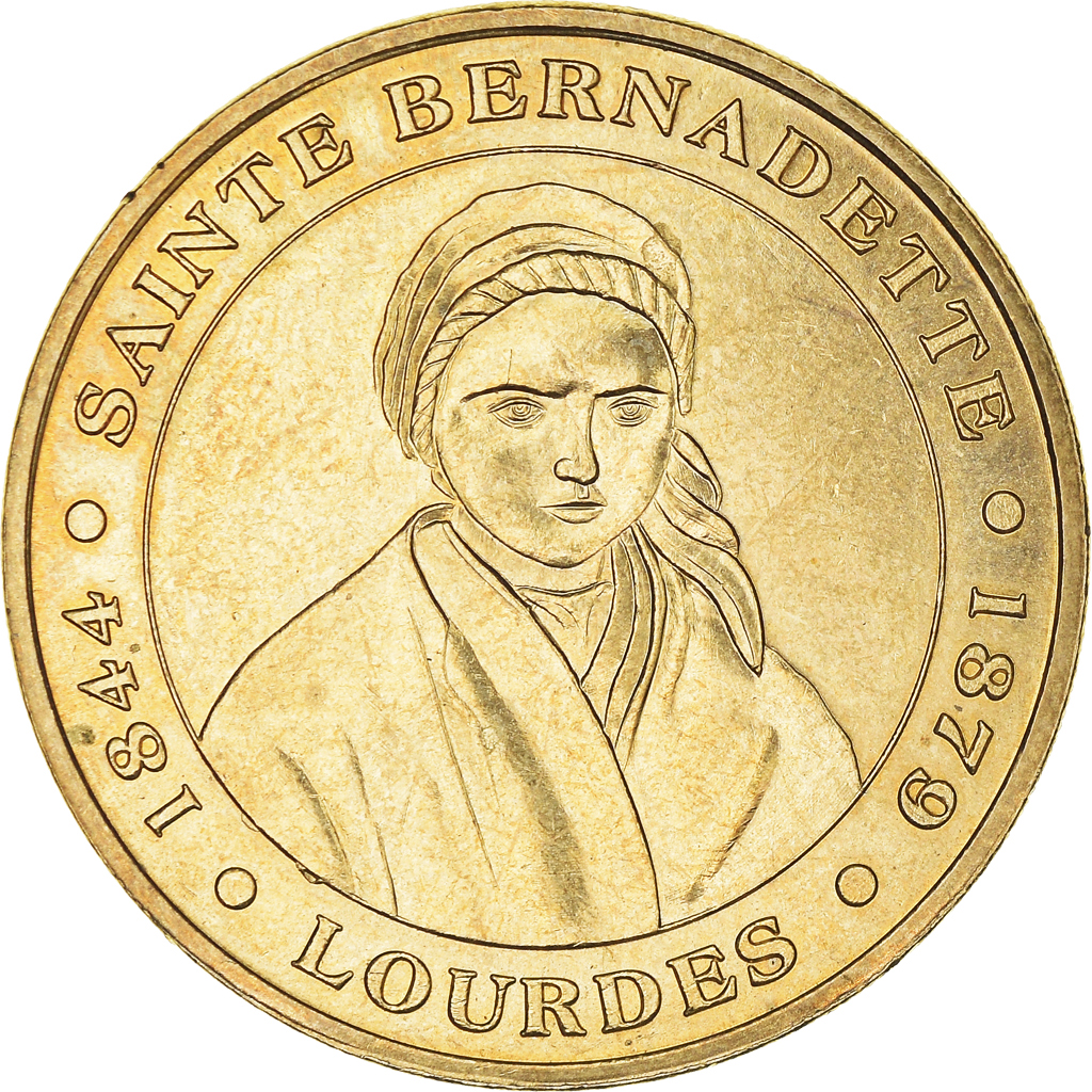 France, Token, Touristic token, Lourdes - Sainte Bernadette, Arts & Culture