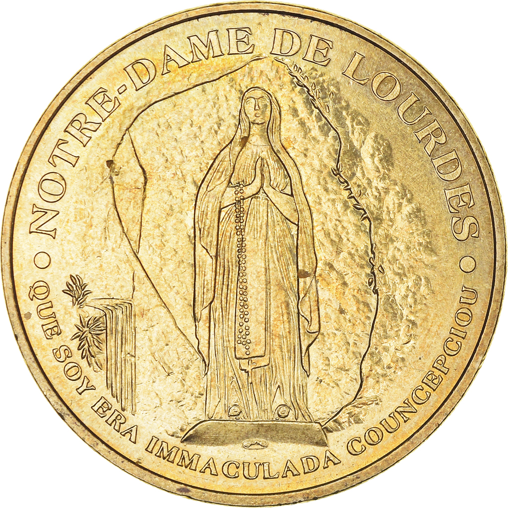 France, Token, Touristic token, Lourdes - Sainte Bernadette, Arts & Culture