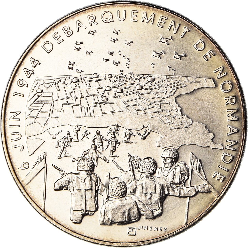 France, Medal, Débarquement de Normandie, WAR, 1939-1945, , Copper-nickel