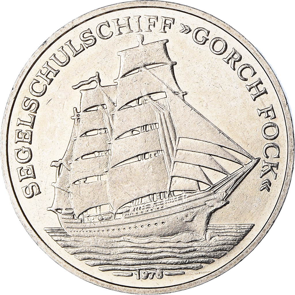 Germany, Medal, Seefahrt ist Not, Bateau Ecole, Gorch Fock, Shipping, 1976