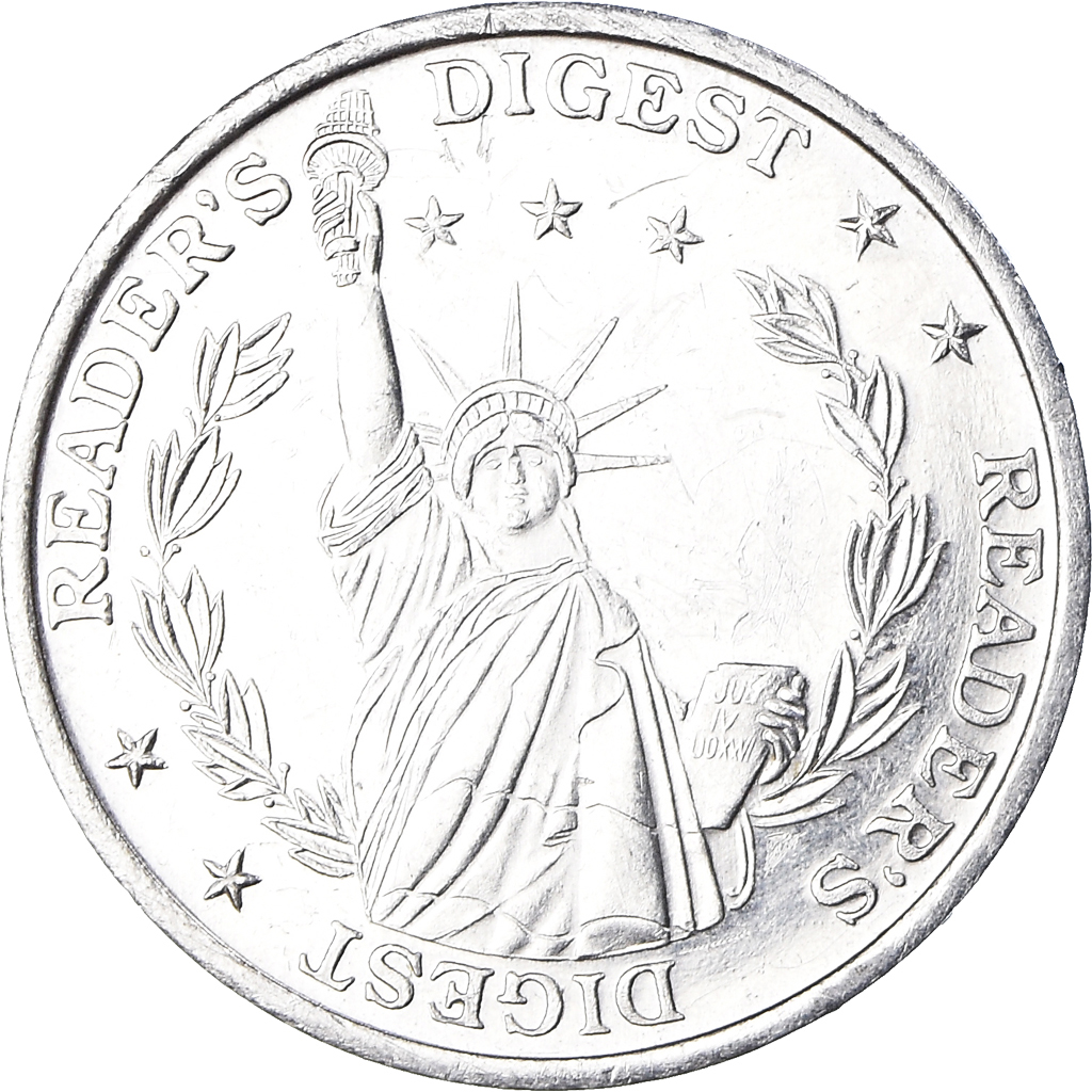 United States of America, Token, Reader's Digest, Staute of Liberty,