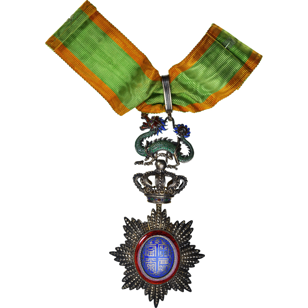 Vietnam, Ordre Colonial du Dragon d'Annam, Medal, 1896-1950, Commandeur