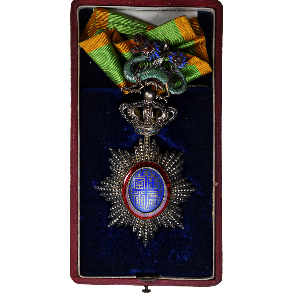 Vietnam, Ordre Colonial du Dragon d'Annam, Medal, 1896-1950, Commandeur