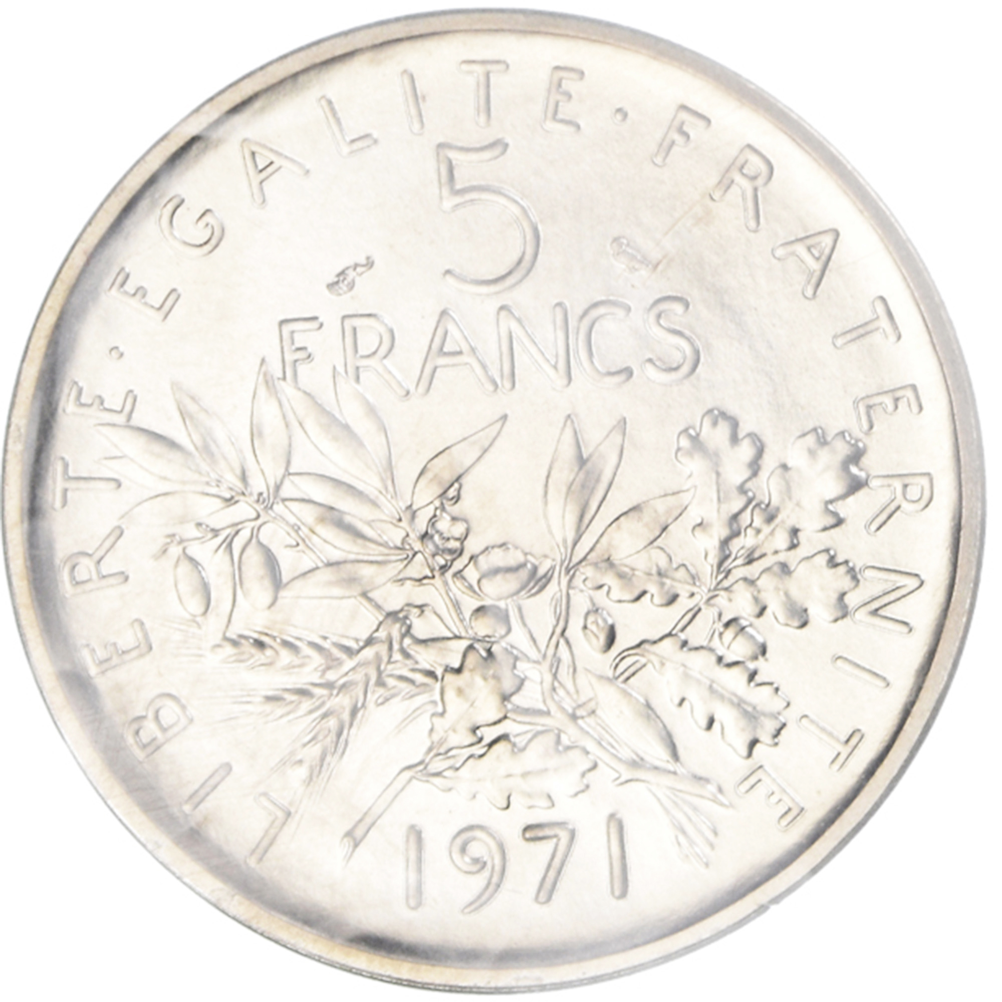 Coin, France, 5 Francs, 1971, Paris, Piéfort, , Silver, KM:P431