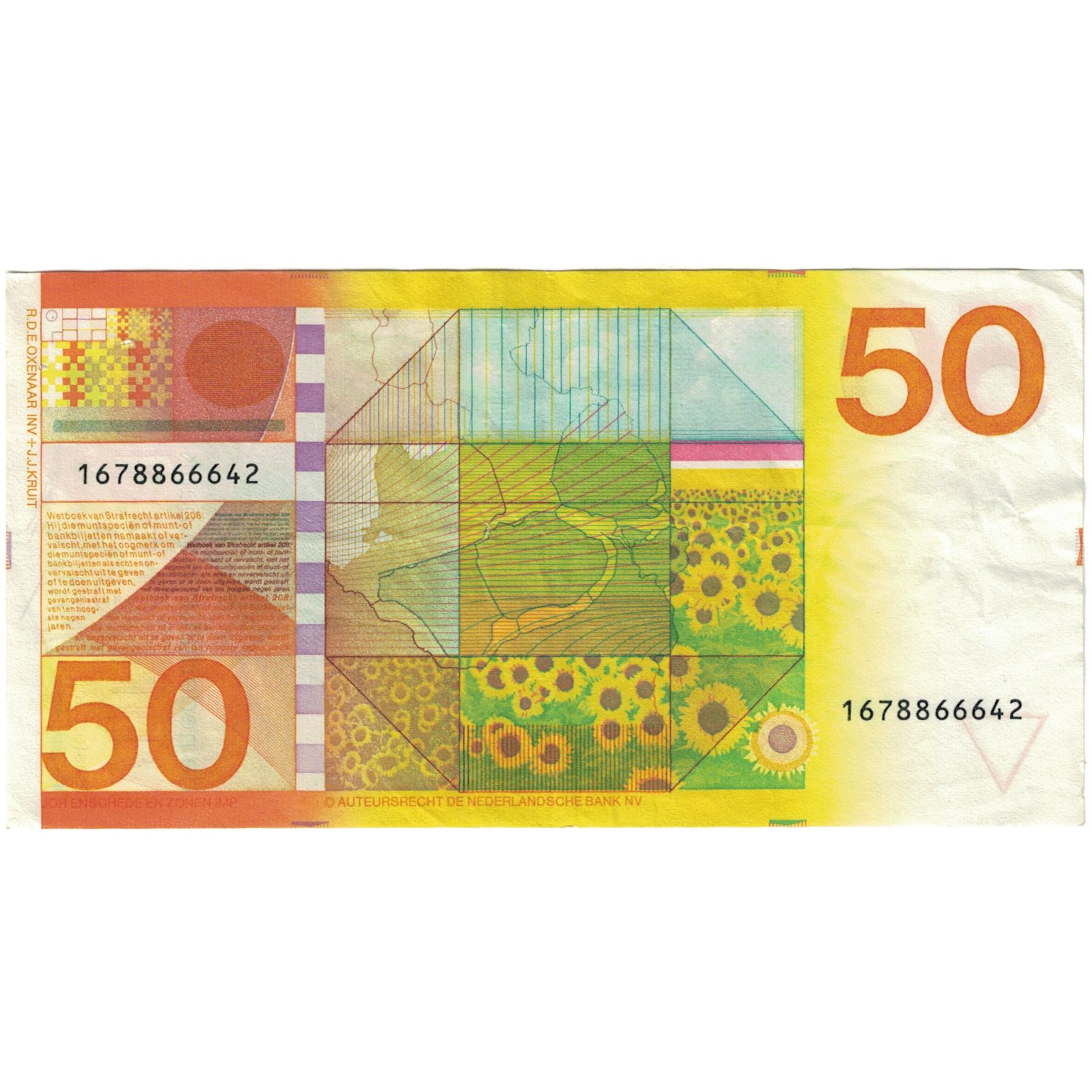 Banknote, Netherlands, 50 Gulden, 1982, 1982-01-04, KM:96, EF(40-45)